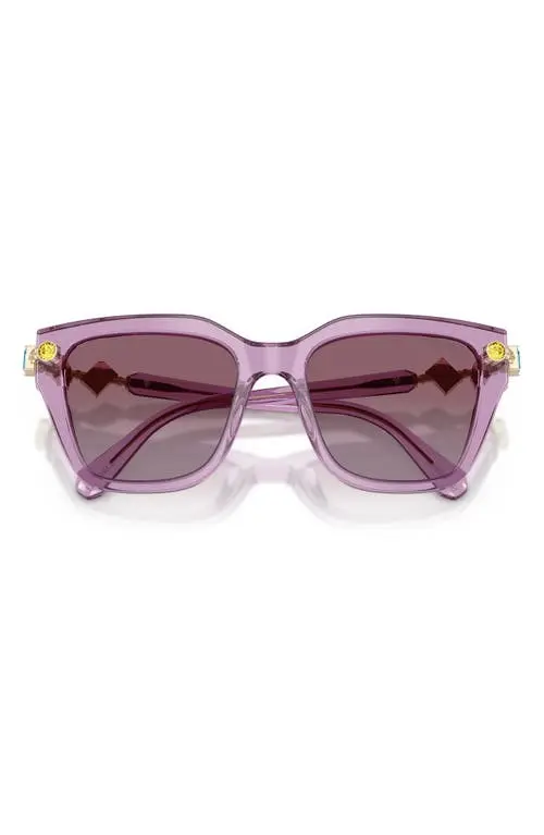 SWAROVSKI Embellished Gradient Square Sunglasses