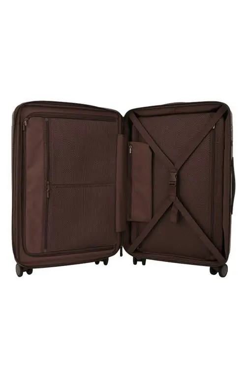 HEDGREN Nostos Matte Medium Spinner Suitcase - Espresso