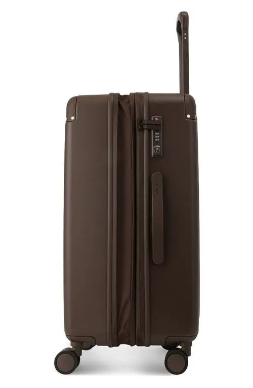 HEDGREN Nostos Matte Medium Spinner Suitcase - Espresso