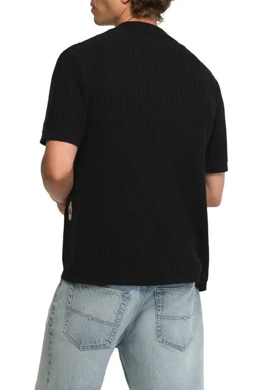 Lucky Brand Crochet Flower Short Sleeve Cardigan