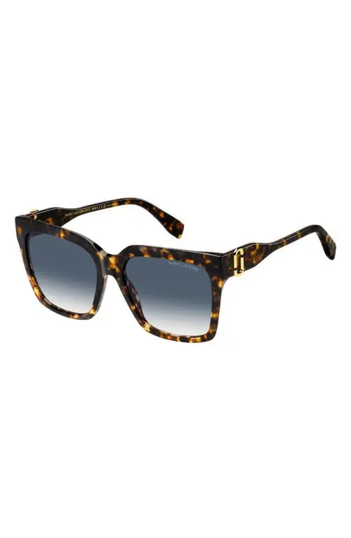 Marc Jacobs 57mm Gradient Square Sunglasses