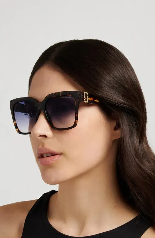 Marc Jacobs 57mm Gradient Square Sunglasses