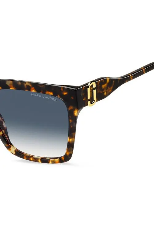Marc Jacobs 57mm Gradient Square Sunglasses