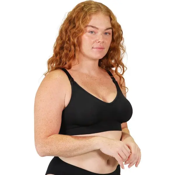 CAKE MATERNITY Tiramisu Ultimate Seamless Maternity & Nursing Bra - Black