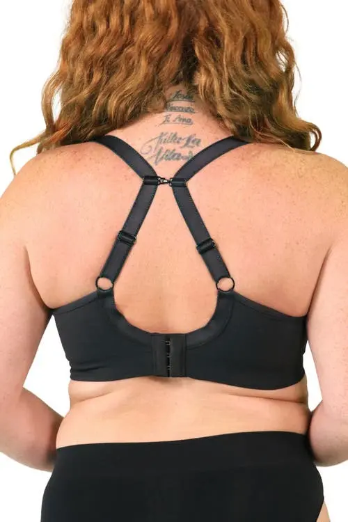 CAKE MATERNITY Tiramisu Ultimate Seamless Maternity & Nursing Bra - Black