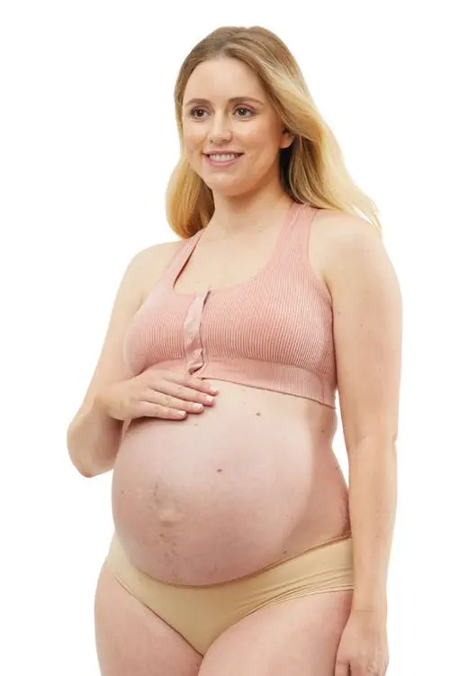 CAKE MATERNITY Biscotti Leakproof Skin-to-skin Hospital & Nursing Bra - Rose