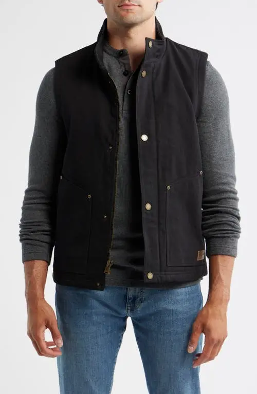 Pendleton Pine Grove Cotton Canvas Vest - Black