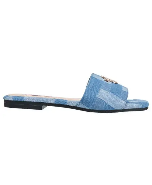 True Religion Mona Bling Logo Single Band Sandal