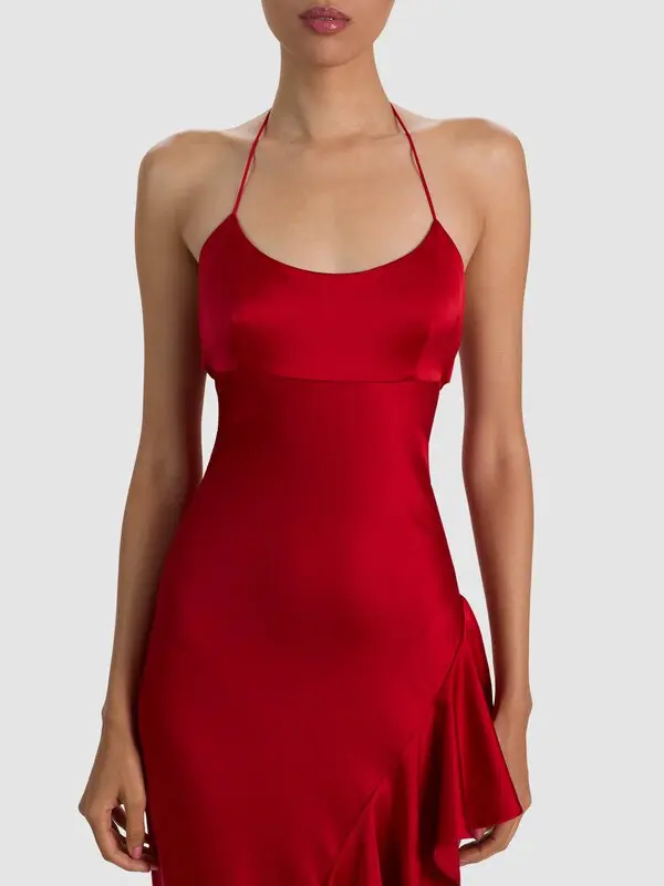 Alice + Olivia Palma Ruffle Maxi Dress
