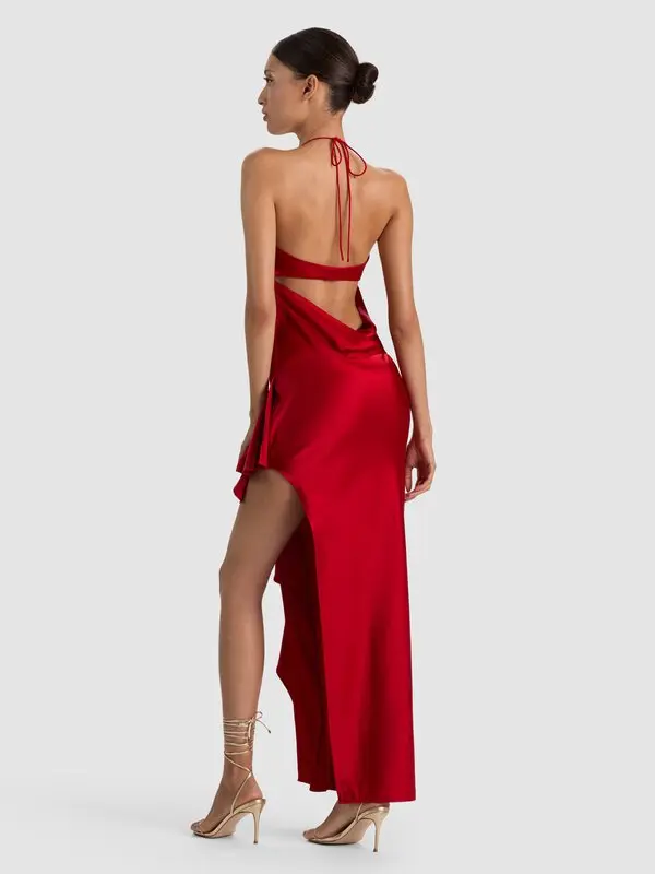 Alice + Olivia Palma Ruffle Maxi Dress