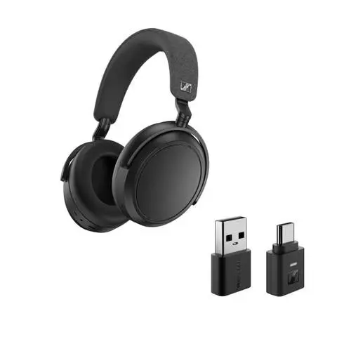 SENNHEISER Momentum 4 Headphone And Btd 700 Usb Dongle Bundle - Black