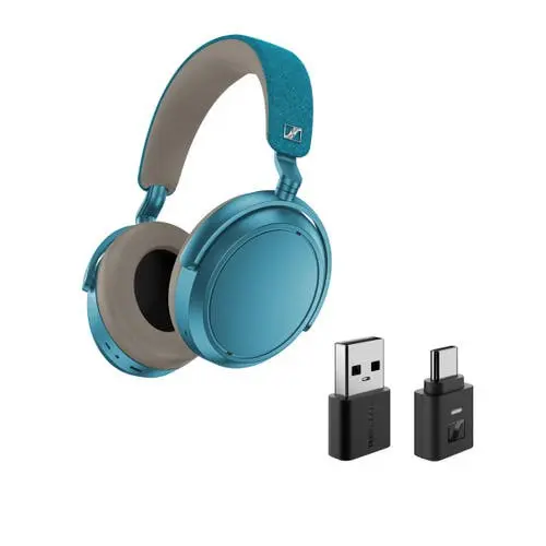 SENNHEISER Momentum 4 Headphone And Btd 700 Usb Dongle Bundle - Blue-green