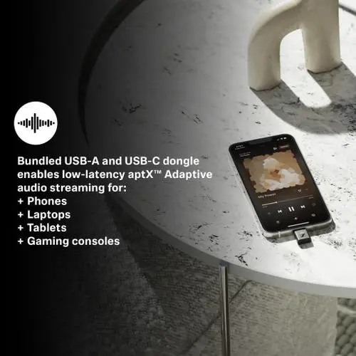 SENNHEISER Momentum 4 Headphone And Btd 700 Usb Dongle Bundle