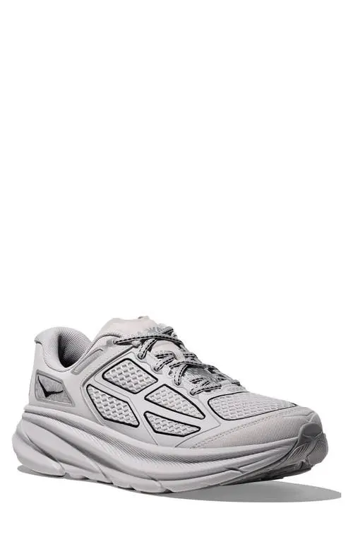 HOKA® Clifton One9 Sneaker - Ash Grey/silver