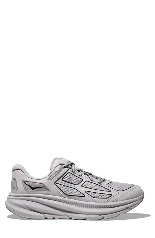 HOKA® Clifton One9 Sneaker - Ash Grey/silver