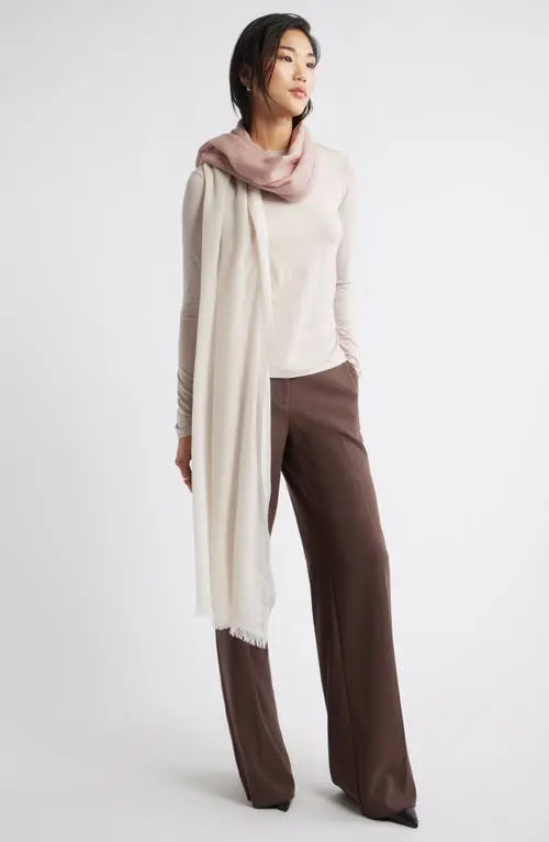 Nordstrom Ombré Cashmere Scarf - Pink Ombre