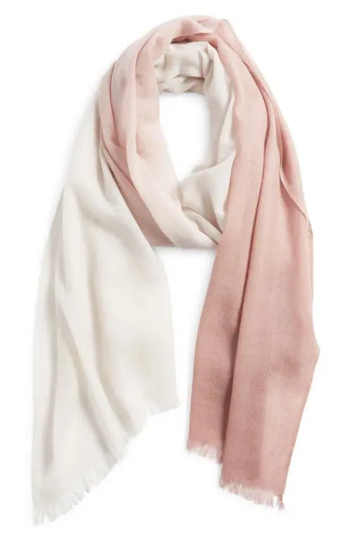 Nordstrom Ombré Cashmere Scarf - Pink Ombre
