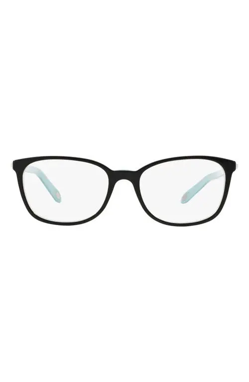 Tiffany & Co. Universal Fit 53mm Square Optical Glasses - Black Blue