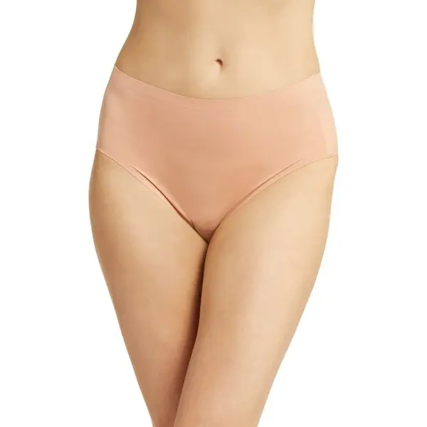 SAALT Seamless High Waist Lycra® Xtra Lite Leakproof Briefs - Smooth Terracotta