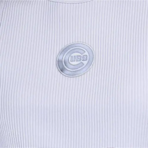 STARTER Chicago Cubs Pastel Ribbed Tank Top