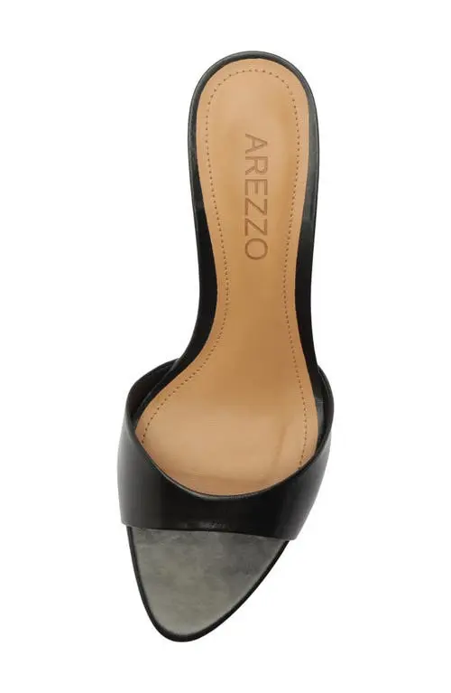 AREZZO Aubrey Mid Stiletto Sandal - Black