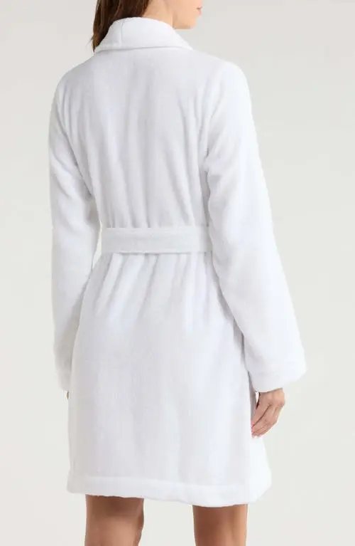 Nordstrom Short Hydro Cotton Terry Robe - White