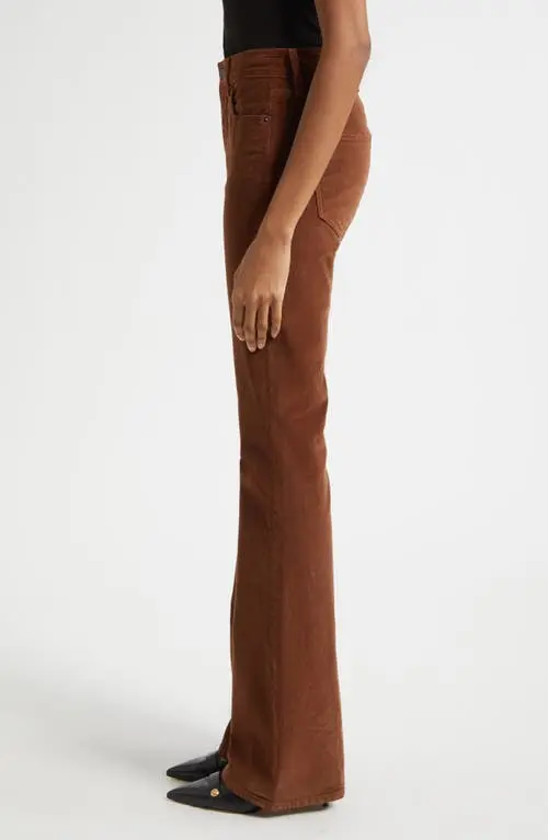 Veronica Beard Beverly Skinny Flare Corduroy Pants