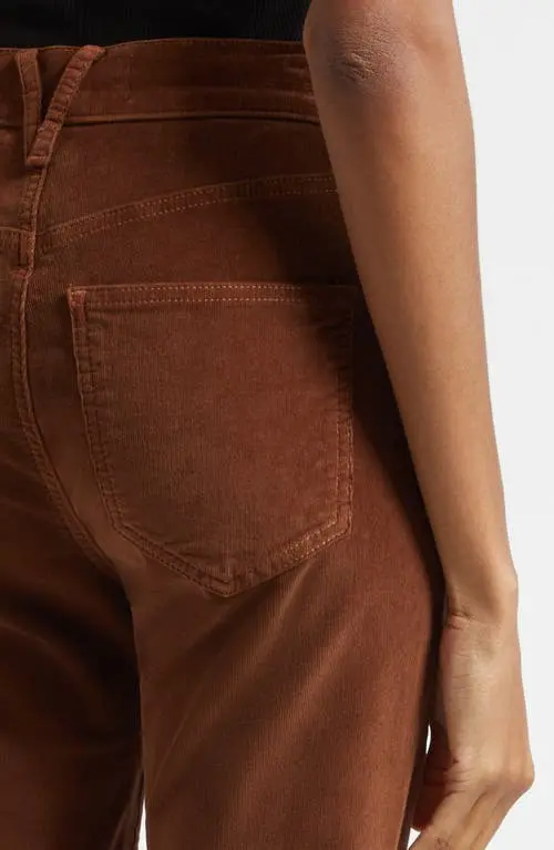 Veronica Beard Beverly Skinny Flare Corduroy Pants