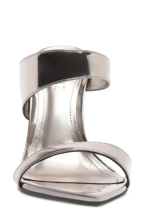 Schutz Jaselle Pointed Toe Sandal - Silver