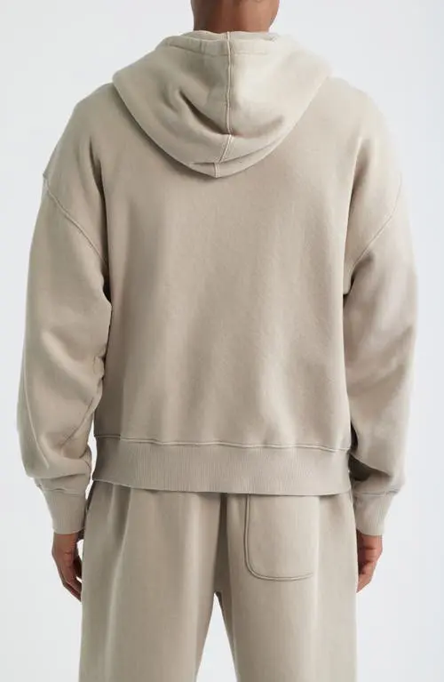 ELWOOD Organic Cotton Zip Hoodie - Tan