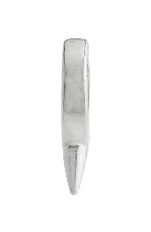 ALLSAINTS Single Sterling Silver Spike Huggie Hoop Earring