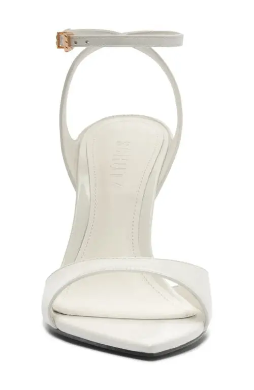 Schutz Zosia Ankle Strap Sandal - White