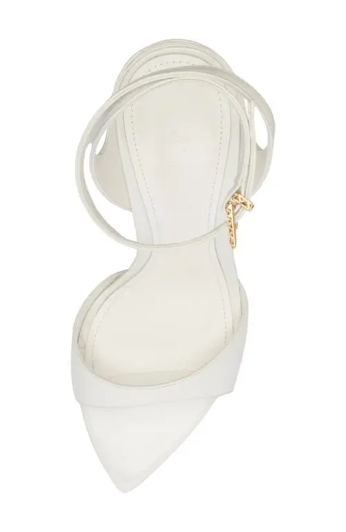 Schutz Zosia Ankle Strap Sandal - White