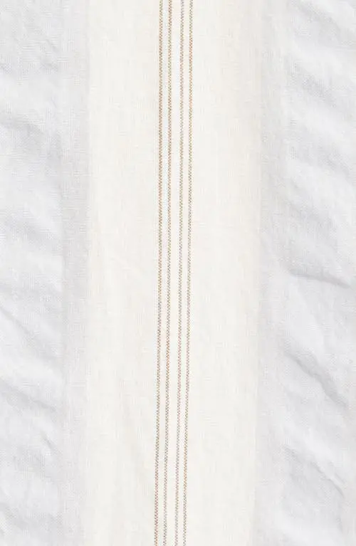 WAX LONDON Didicot Stripe Cotton Seersucker Camp Shirt