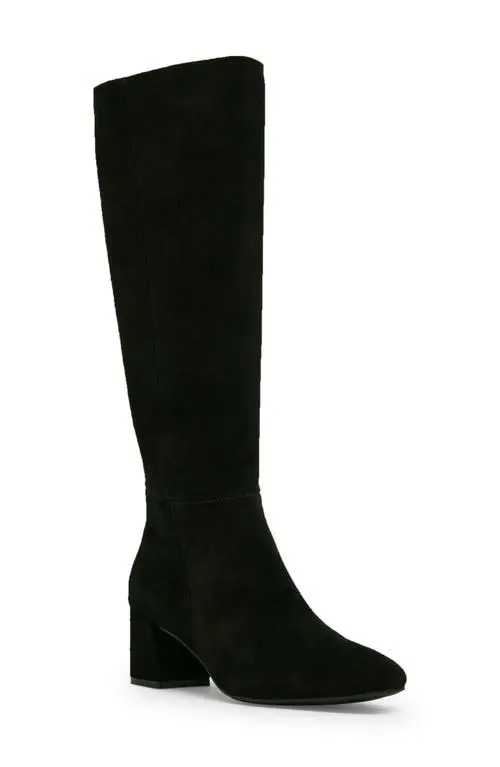 Blondo Alexis Waterproof Knee High Boot - Black Suede