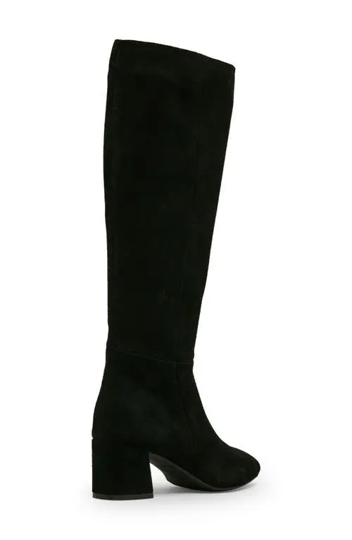 Blondo Alexis Waterproof Knee High Boot - Black Suede