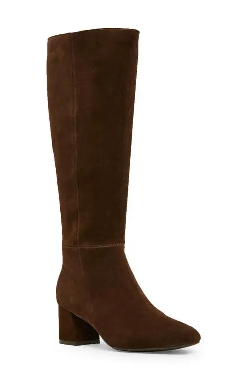 Blondo Alexis Waterproof Knee High Boot - Chocolate Suede