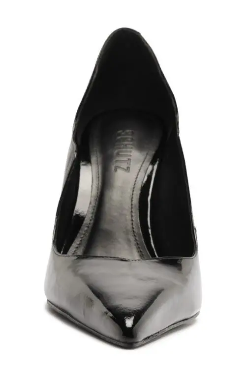 Schutz Ophelia Pointed Toe Stiletto Pumps - Black