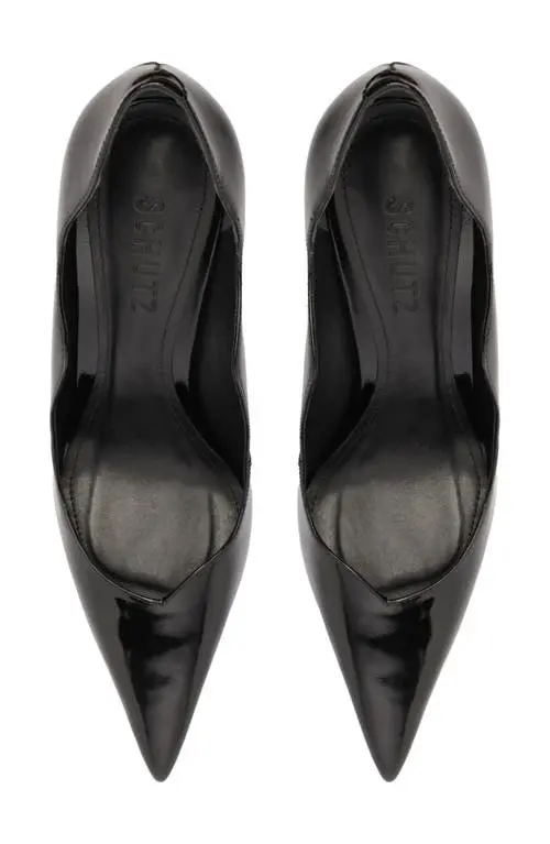 Schutz Ophelia Pointed Toe Stiletto Pumps - Black