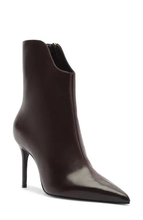 Schutz Ophelia Pointed Toe Bootie - Maplewood