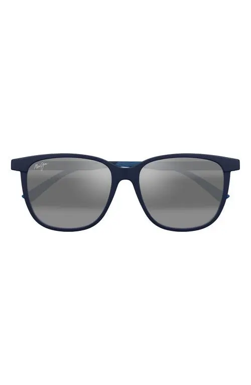 Maui Jim Ilikea 56mm Polarized Square Sunglasses - Blue
