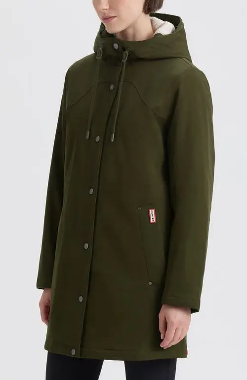 Hunter Billie Hooded Raincoat - Hunter Green