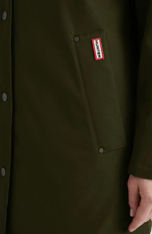 Hunter Billie Hooded Raincoat - Hunter Green