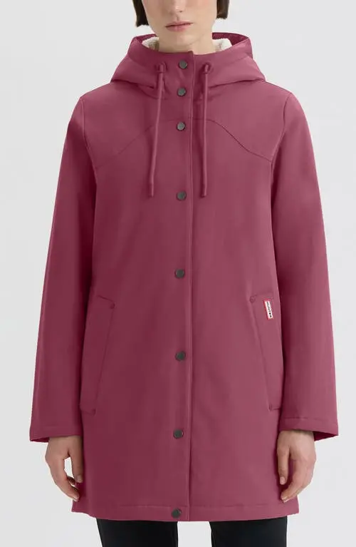Hunter Billie Hooded Raincoat - Rose Wine