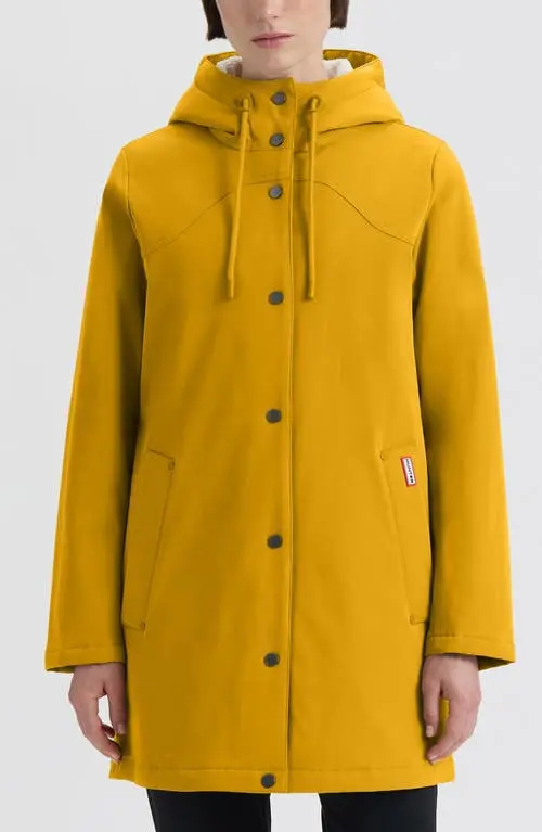 Hunter Billie Hooded Raincoat - Yellow
