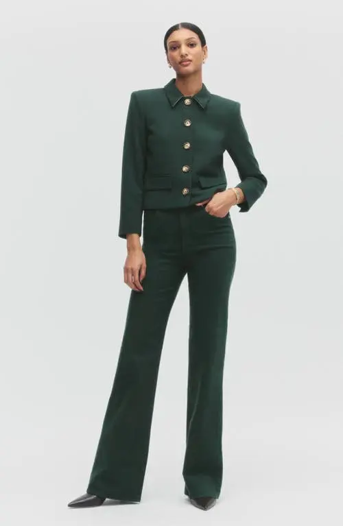 Veronica Beard Crosbie Wide Leg Jeans