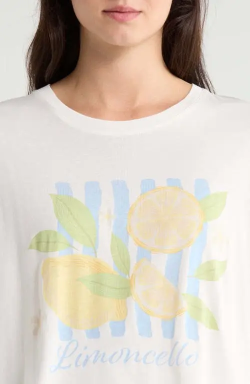 PJ Salvage T-shirt & Boxers Jersey Short Pajamas - Ivory