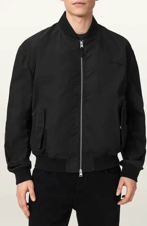 ALLSAINTS Sanders Bomber Jacket - Black