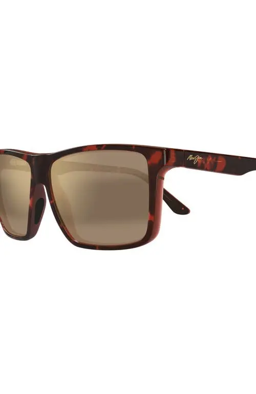 Maui Jim Mamalu Bay Polarized Square Sunglasses