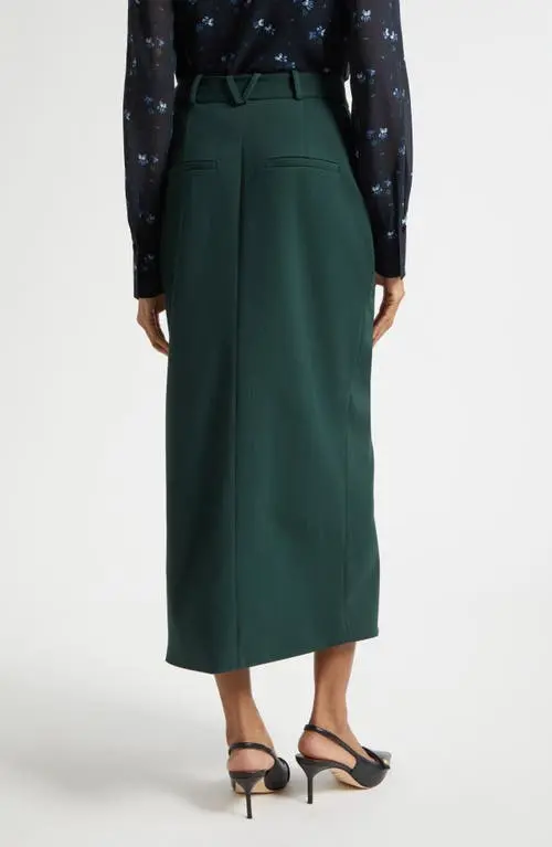 Veronica Beard Maxine Front Slit Skirt